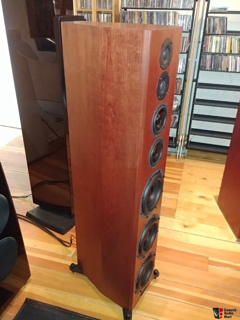 Bryston Model T Active Loudspeakers Boston Cherry Finish + XL ...