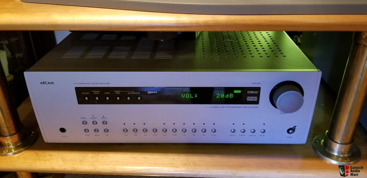 The Arcam series AVR300 is a high performance 7.1 channel AV receiver ...