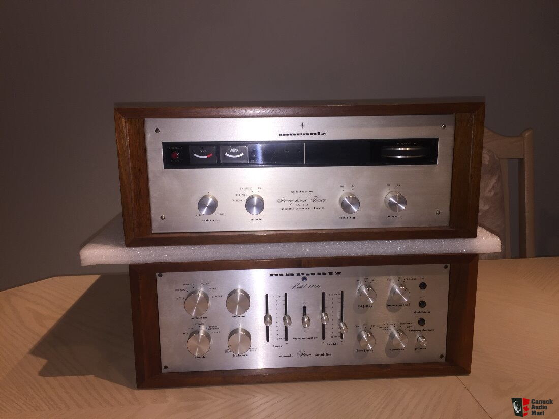 Marantz 1200 amplifier and Tuner model 23 Photo #2582118 - Canuck Audio ...