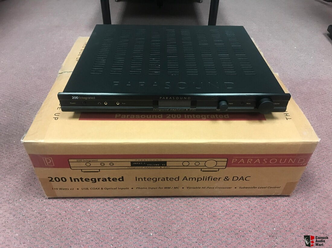 Parasound NewClassic 200 Integrated Amplifier and DAC, Customer Trade ...