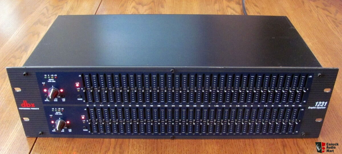 DBX 1231V 31-Band 1/3-Octave Stereo Graphic Equalizer; Free Shipping ...