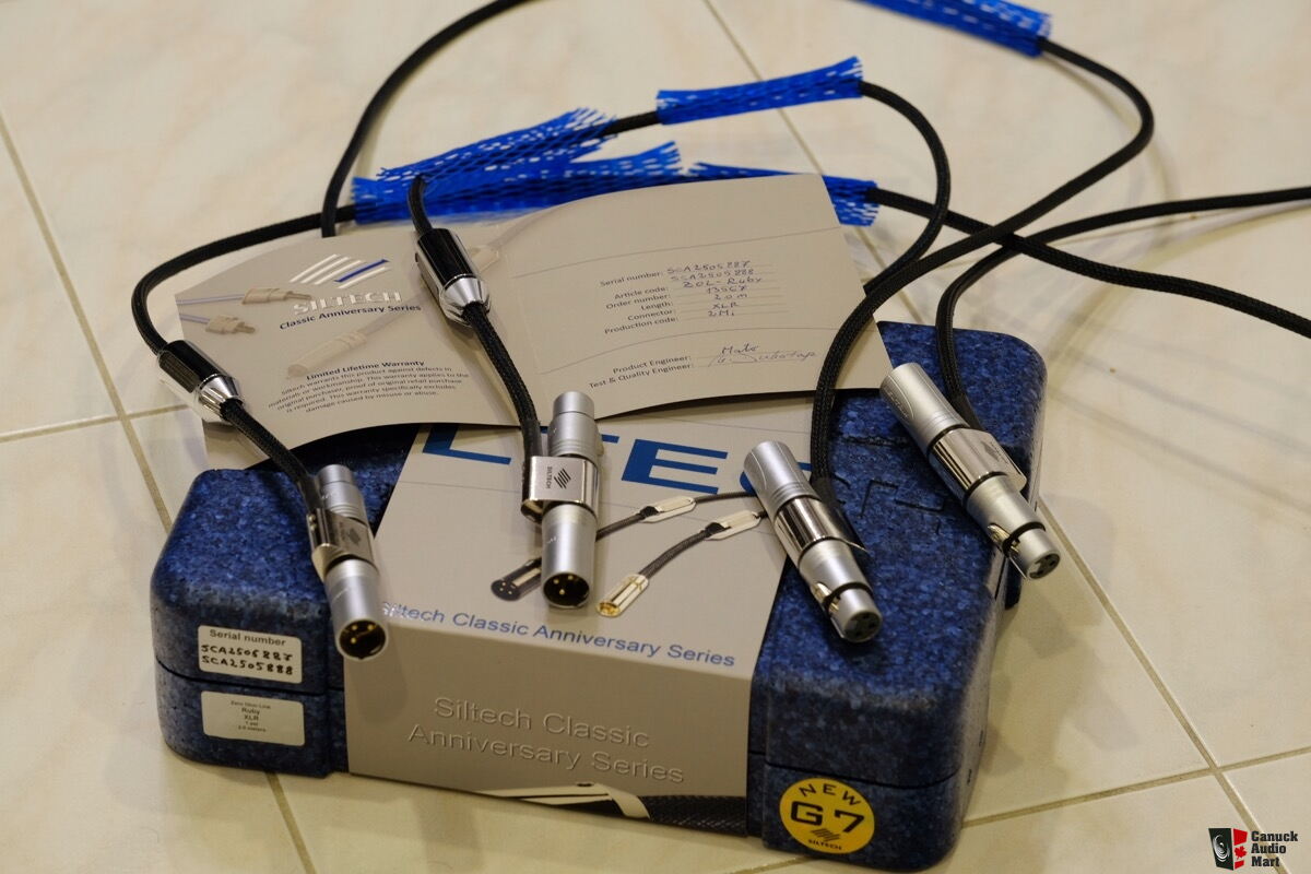 Siltech Zero Ohm Link Ruby G7, 2.0M, XLR-XLR, pair of Photo #2589680 ...