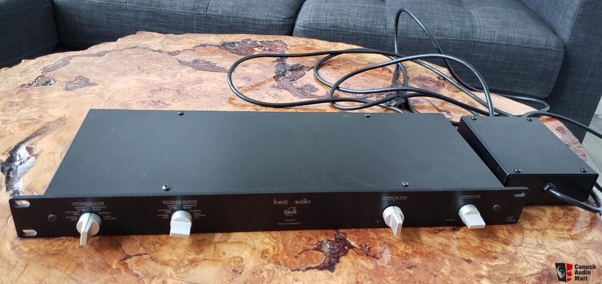 Forte Audio Model 2 Nelson Pass - designed preamp with MM/MC phono ...