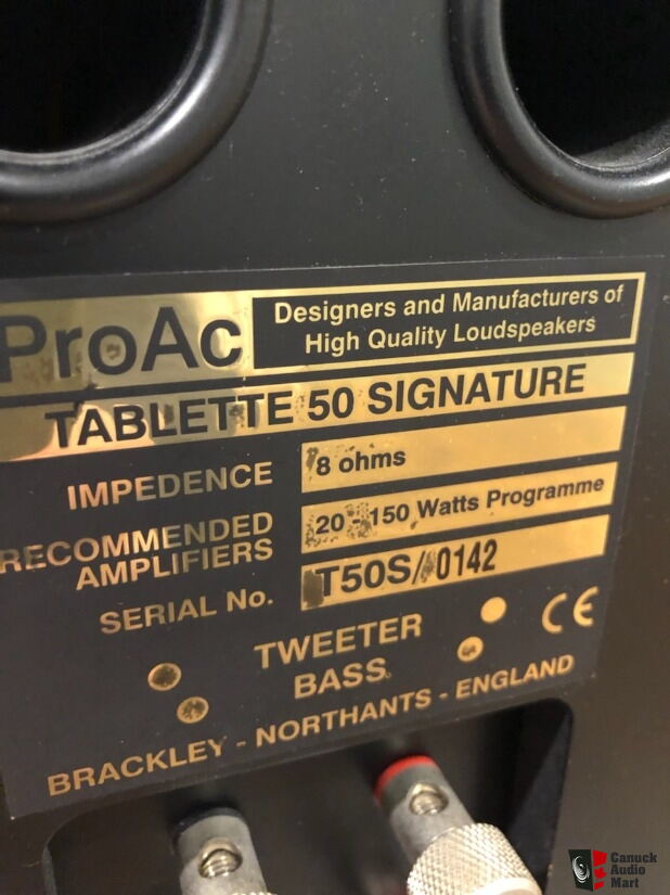 Proac tablette 50 signature with heavy duty target stands Photo ...