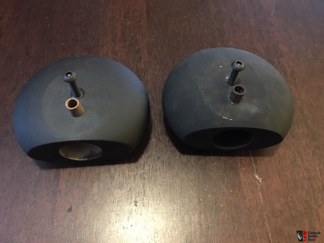 2x Original Tannoy Supertweeter Enclosures - Black MDF with mounting ...