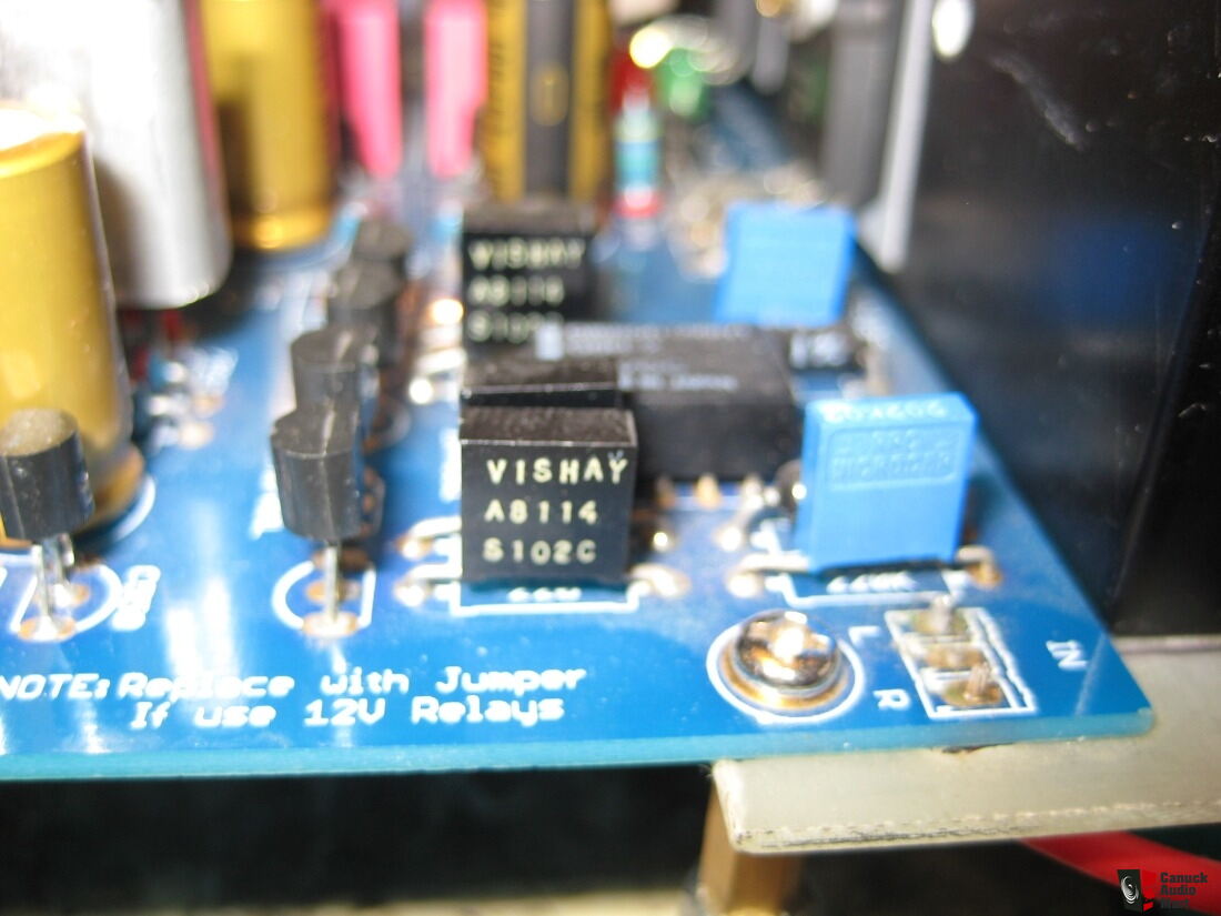 Salas hotrodded blue DCB1 (Nelson Pass ) For Sale - Canuck Audio Mart