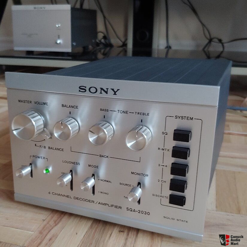 SONY SQA-2030 - Rare Good Condition Quad 4 Channel Decoder Amplifier ...