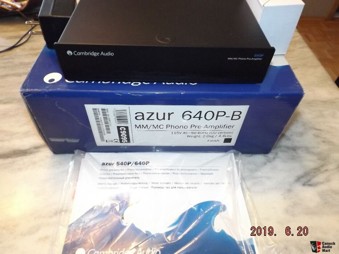 Cambridge Audio Azur 640P-B MM/MC Phono Preamp free shipping Photo ...