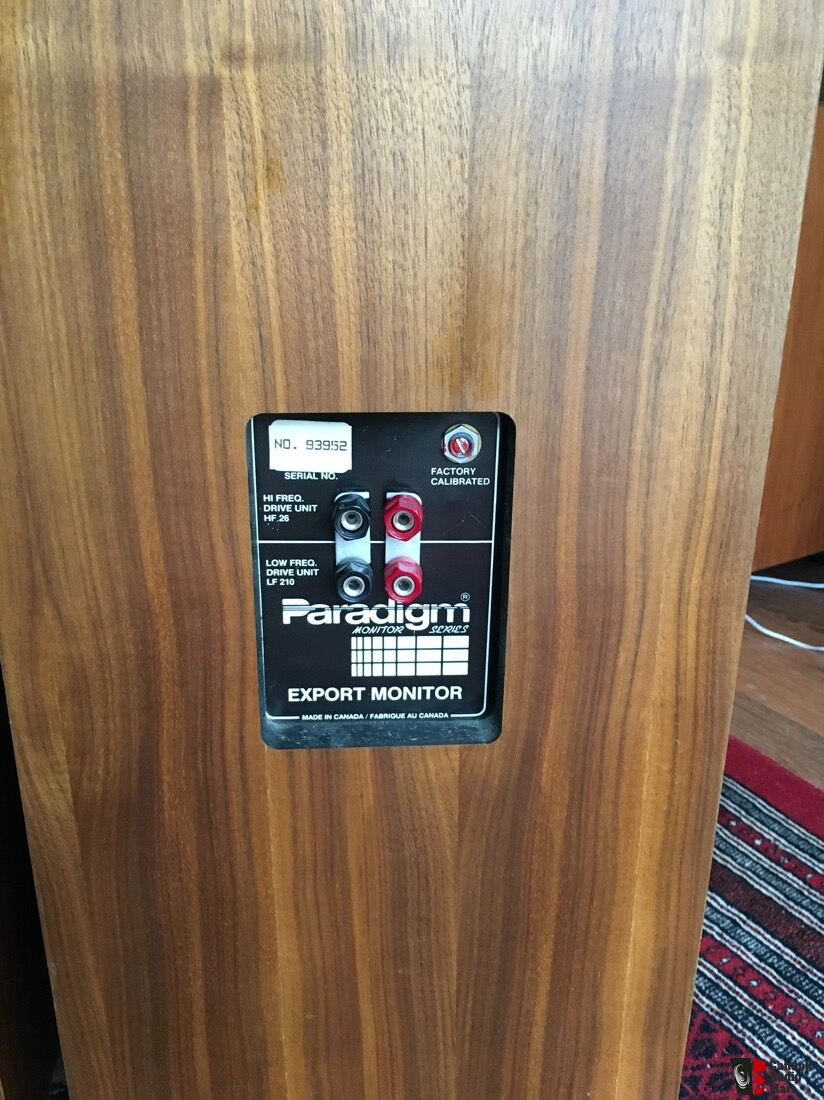 Paradigm Export Monitor Speakers Photo #2606281 - UK Audio Mart
