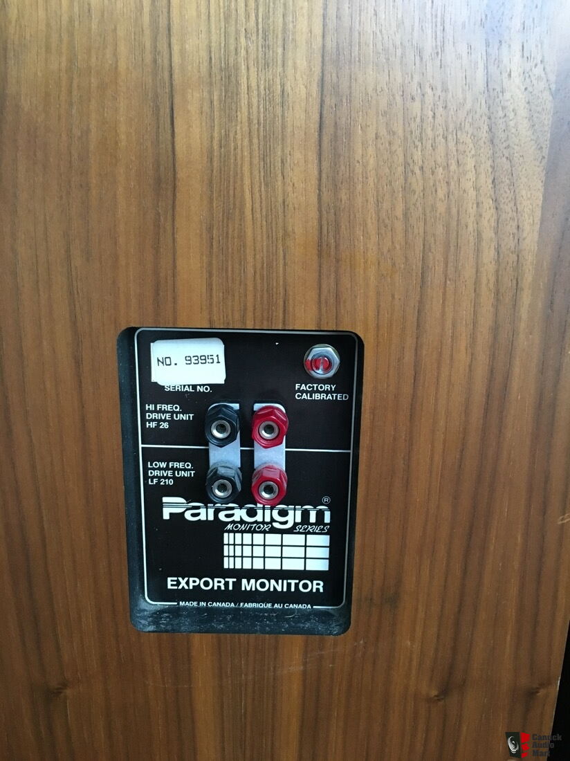 Paradigm Export Monitor Speakers Photo #2606281 - UK Audio Mart