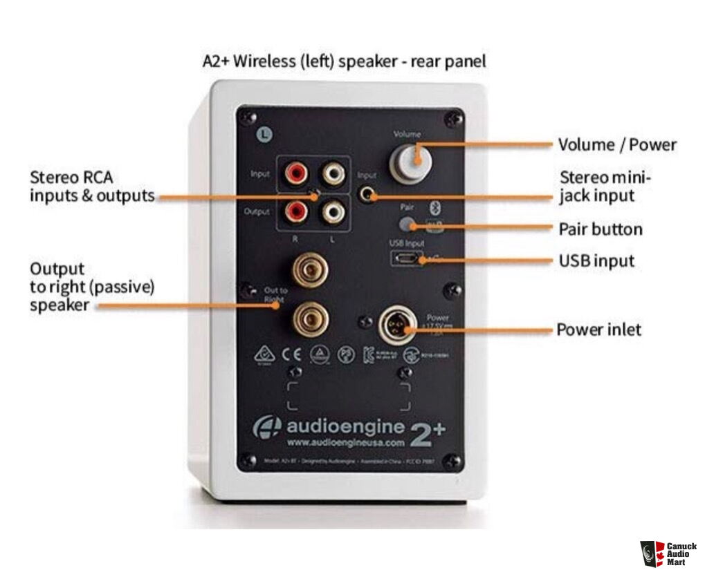 Audioengine A2+ powered boxshelf speakers Photo #2610360 - Canuck Audio ...