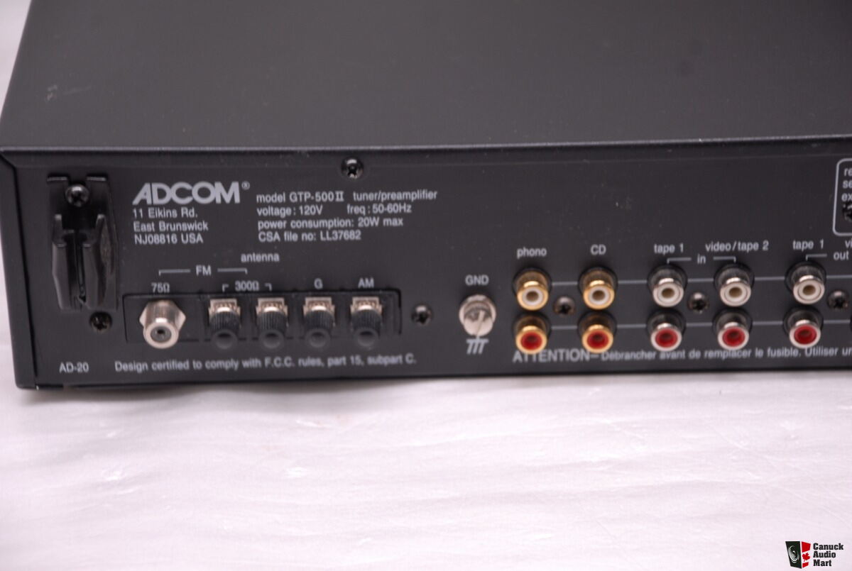 Adcom GTP 500 II Photo #2615967 - UK Audio Mart
