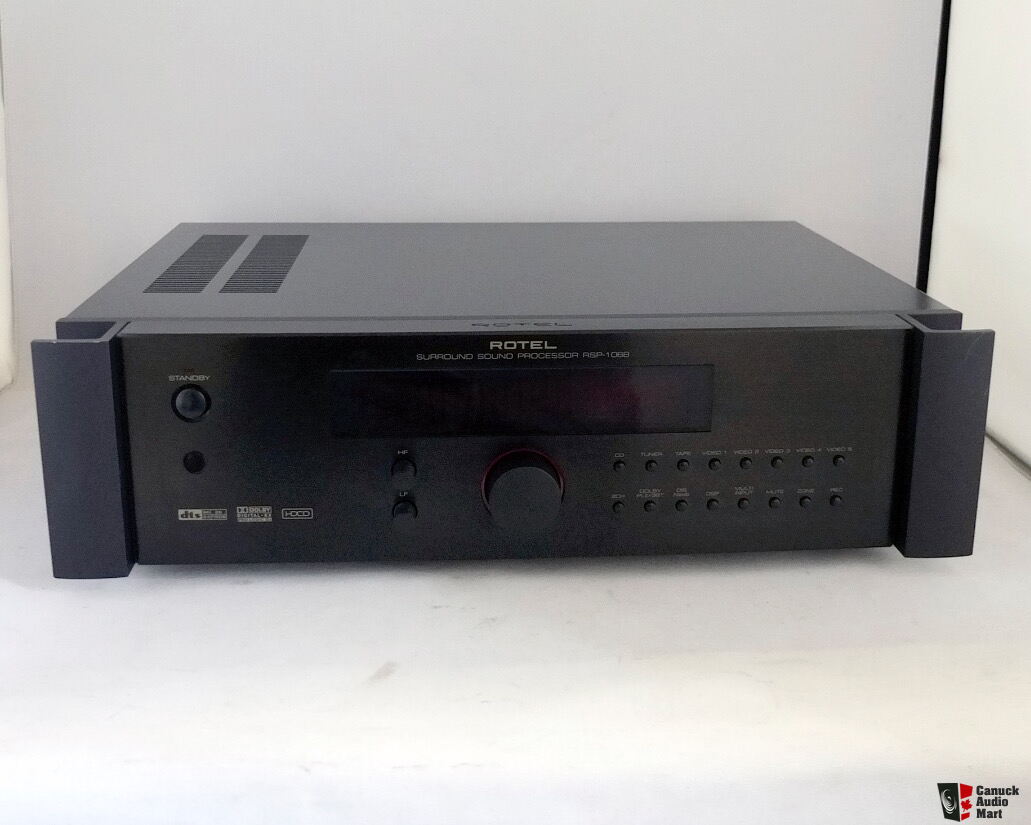 Rotel RSP-1068 Surround Sound Processor Dual Zone PreAmp Missing Remote ...