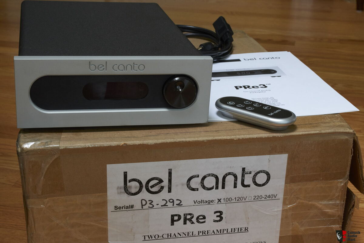 Bel Canto pre-amplifier PRE-3 For Sale - Canuck Audio Mart