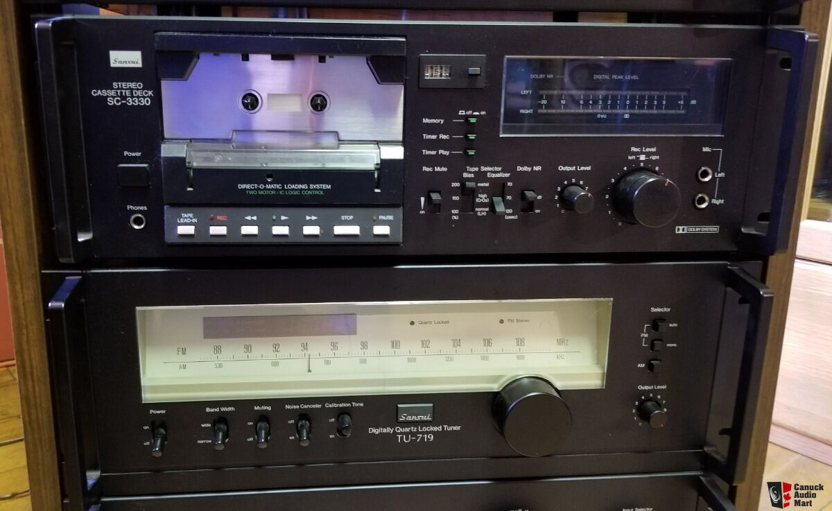 Serious Sansui - Au719, Tu719, SE7, SC3330 cassette, AX7 mixer,XR-Q9 ...