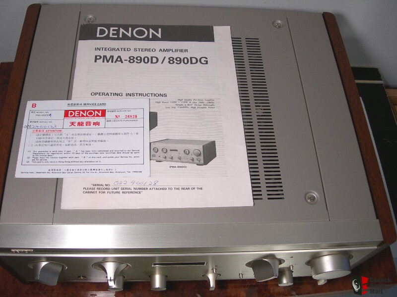 XXX-RARE DENON PMA-890DG HI-END INTEGRATED AMP - ULTRA GOLD ! Photo ...
