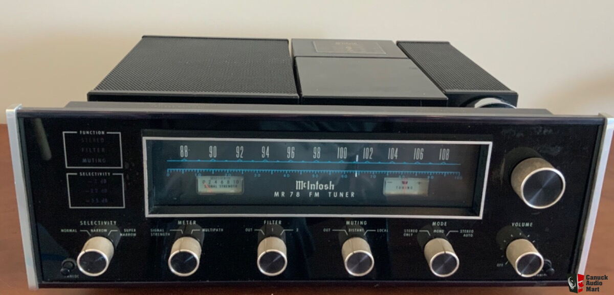 McIntosh MR-78 tuner "the best tuner McIntosh ever built For Sale ...