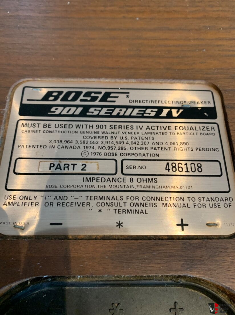 Bose 901 Photo #2620052 - US Audio Mart