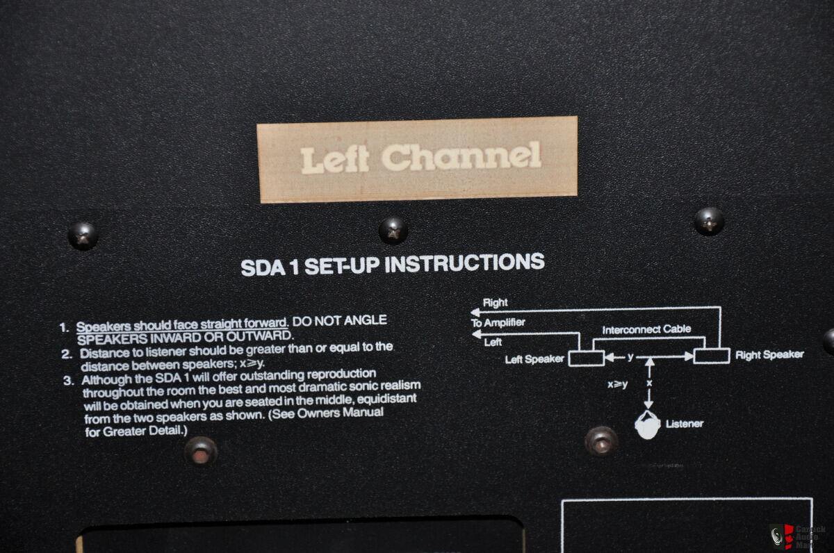 POLK AUDIO SDA-1 Stereo/Dimensional Array Speakers for Sale! Photo ...