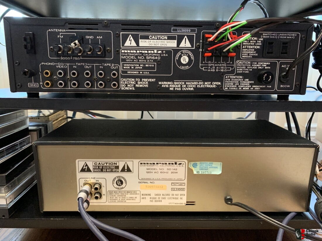 Marantz SR640 receiver and SD142 cassette deck (vintage) Photo #2624089 ...