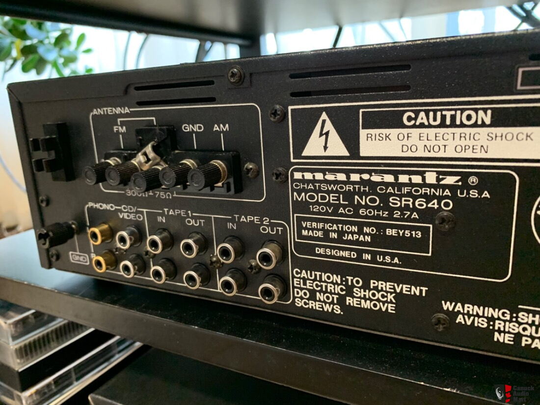 Marantz SR640 receiver and SD142 cassette deck (vintage) Photo #2624090 ...
