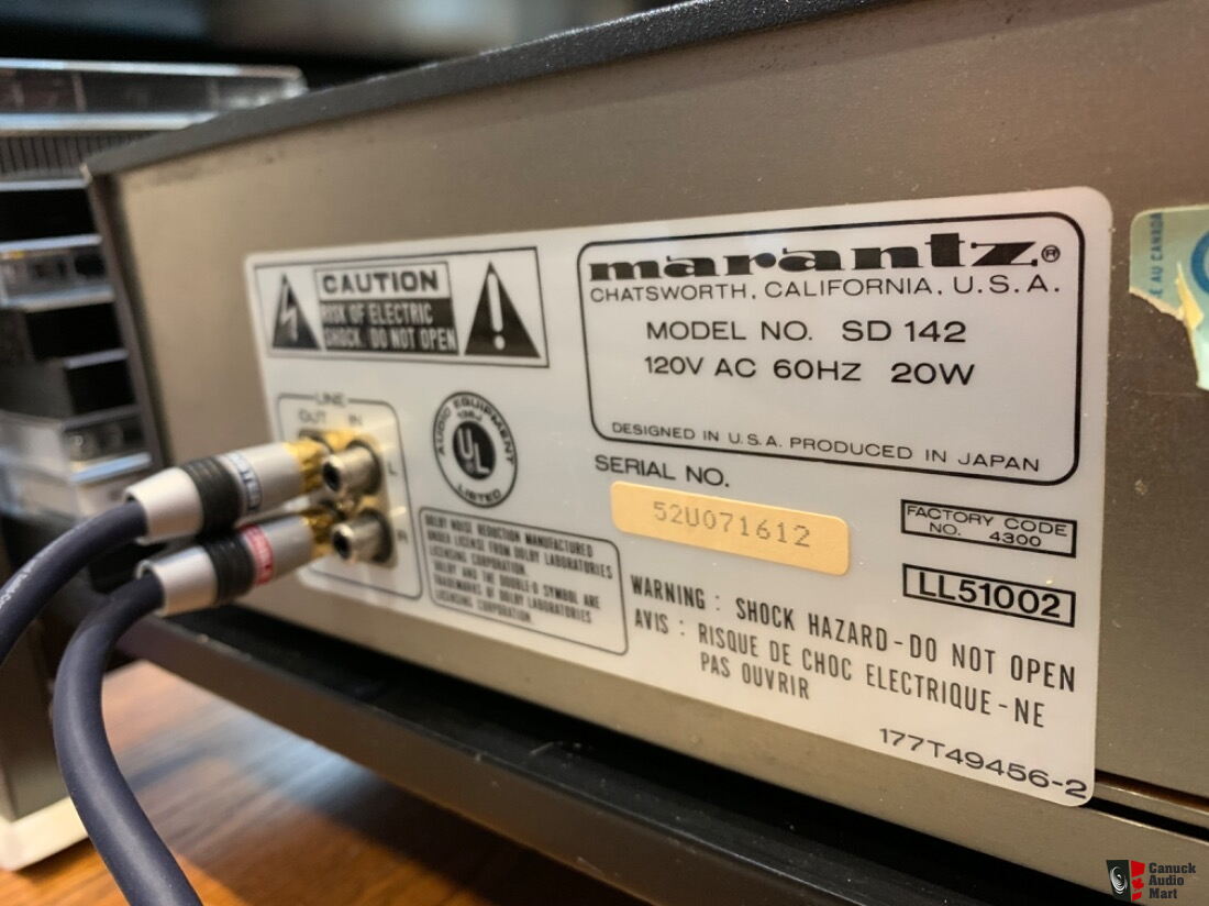 Marantz SR640 receiver and SD142 cassette deck (vintage) Photo #2624088 ...