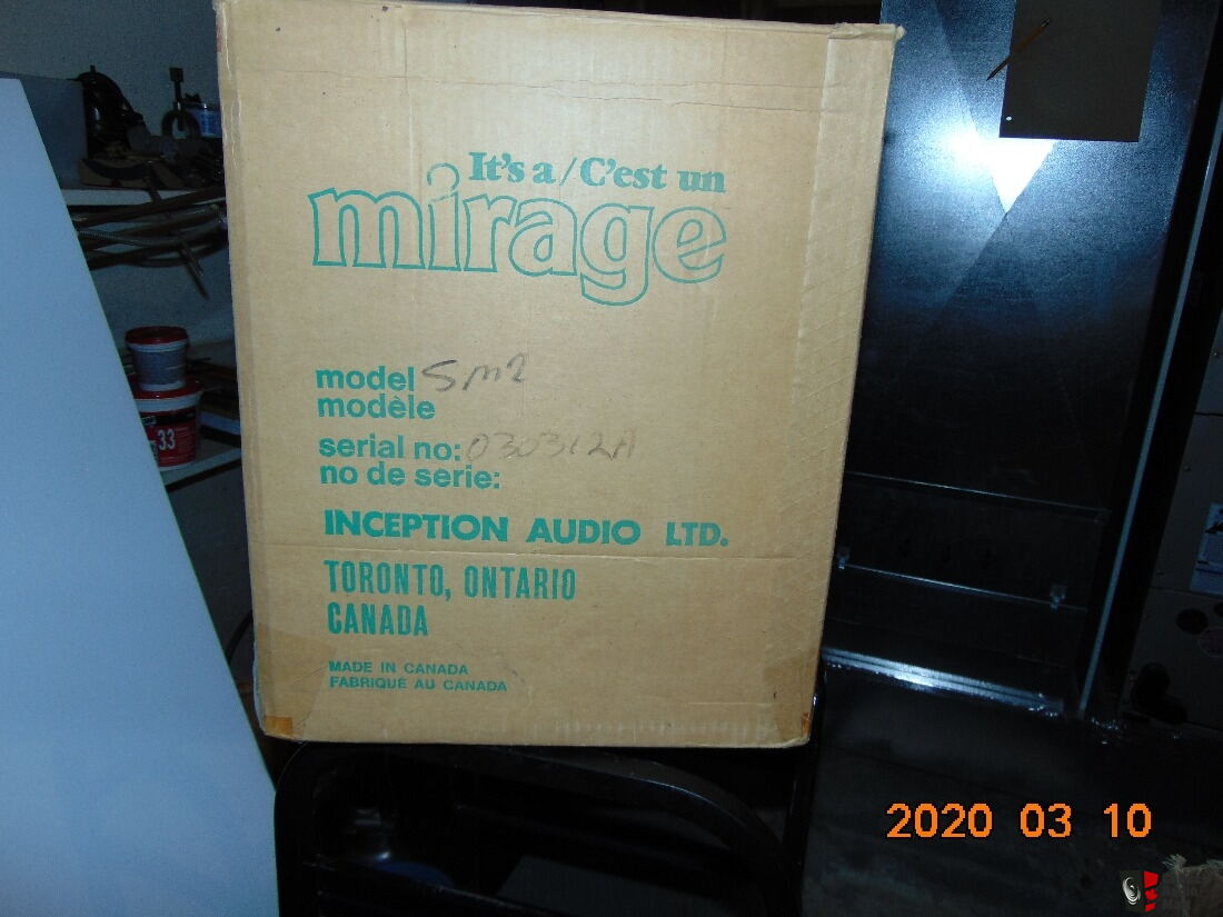 Mirage SM2 speakers Photo #2624477 - Canuck Audio Mart