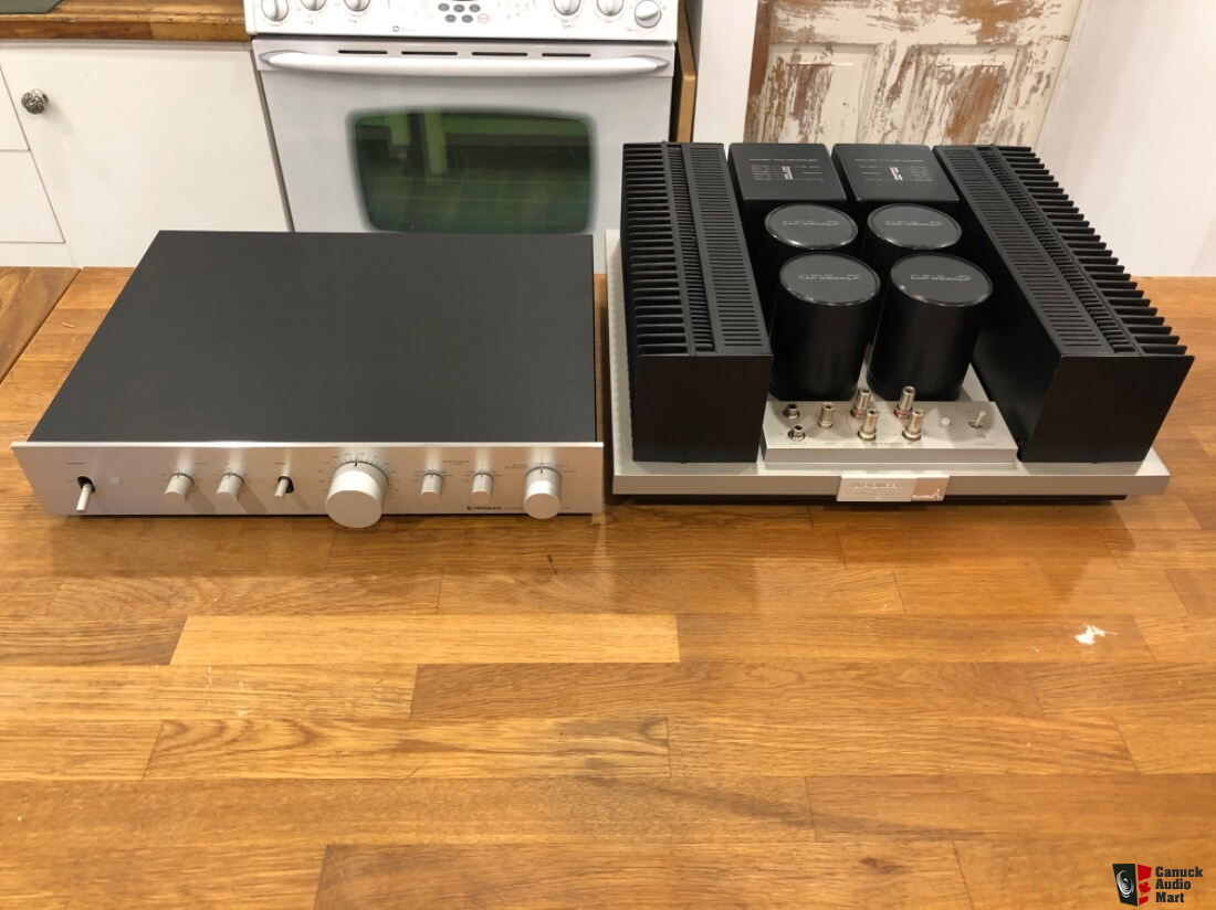 Pioneer CLASS-A M-22 amplifier with C-21 preamp perfect working from ...