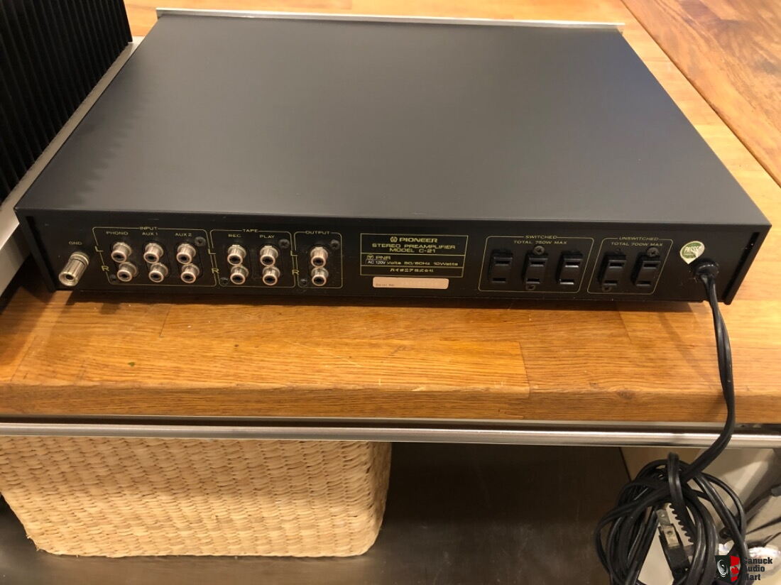 Pioneer CLASS-A M-22 amplifier with C-21 preamp perfect working from ...