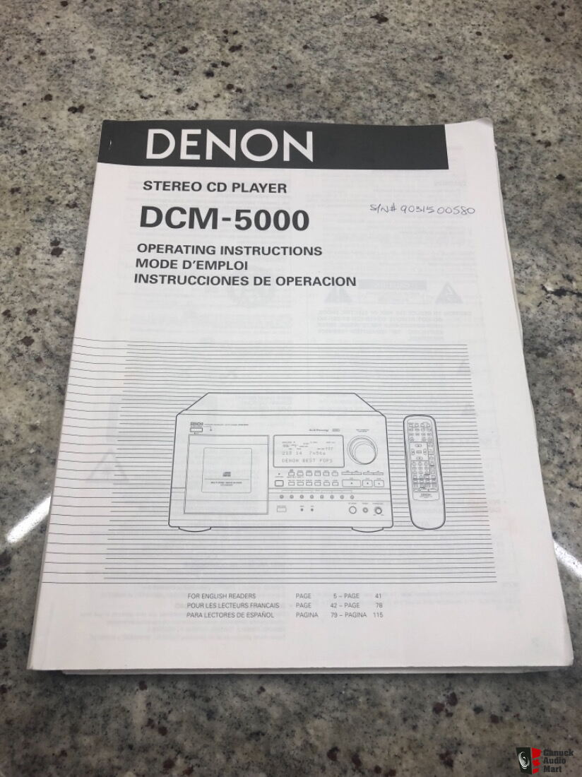 Denon dcm 5000 100 disc player Photo #2626586 - UK Audio Mart