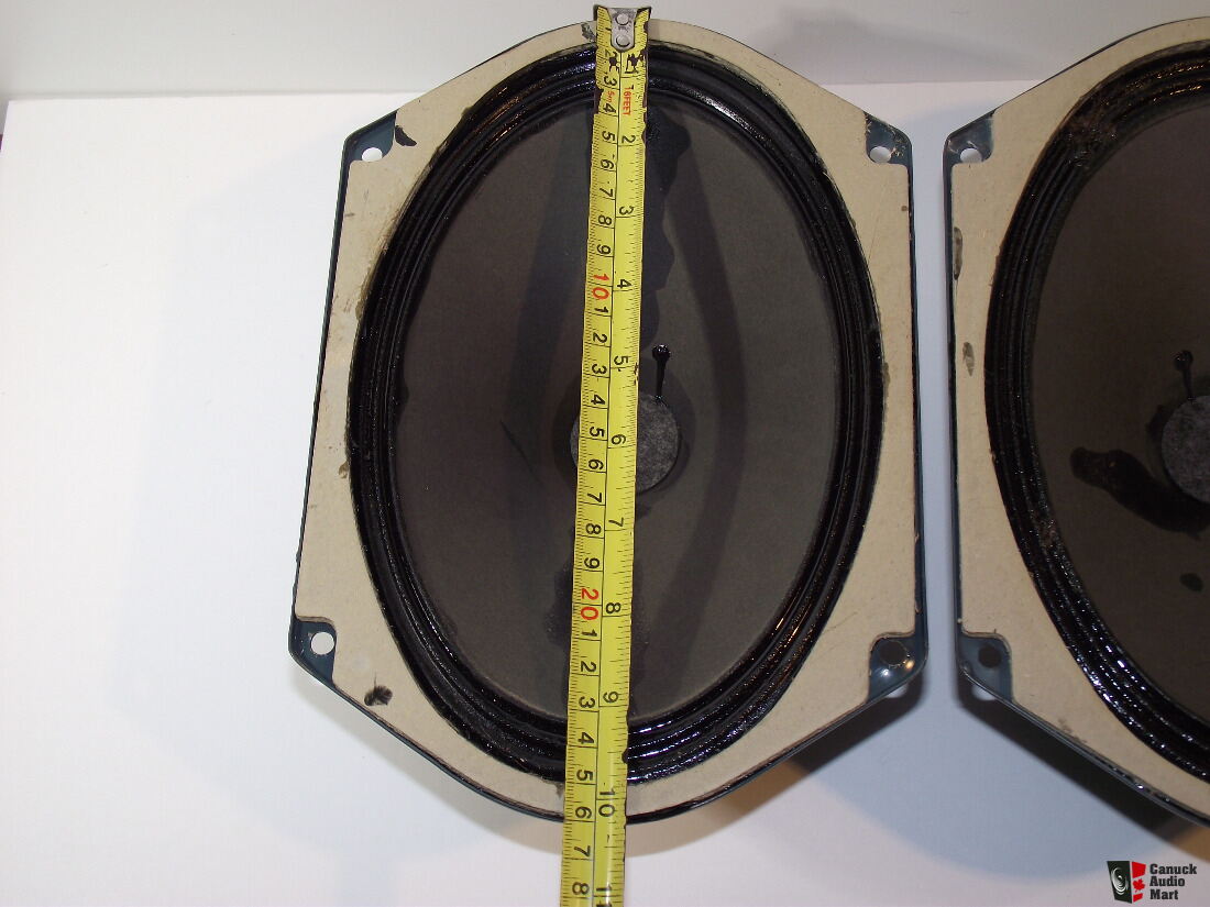 2 Full Range Speakers (PAIR) AlNiCo V *** 10 X 7 inch Made in Italy ...