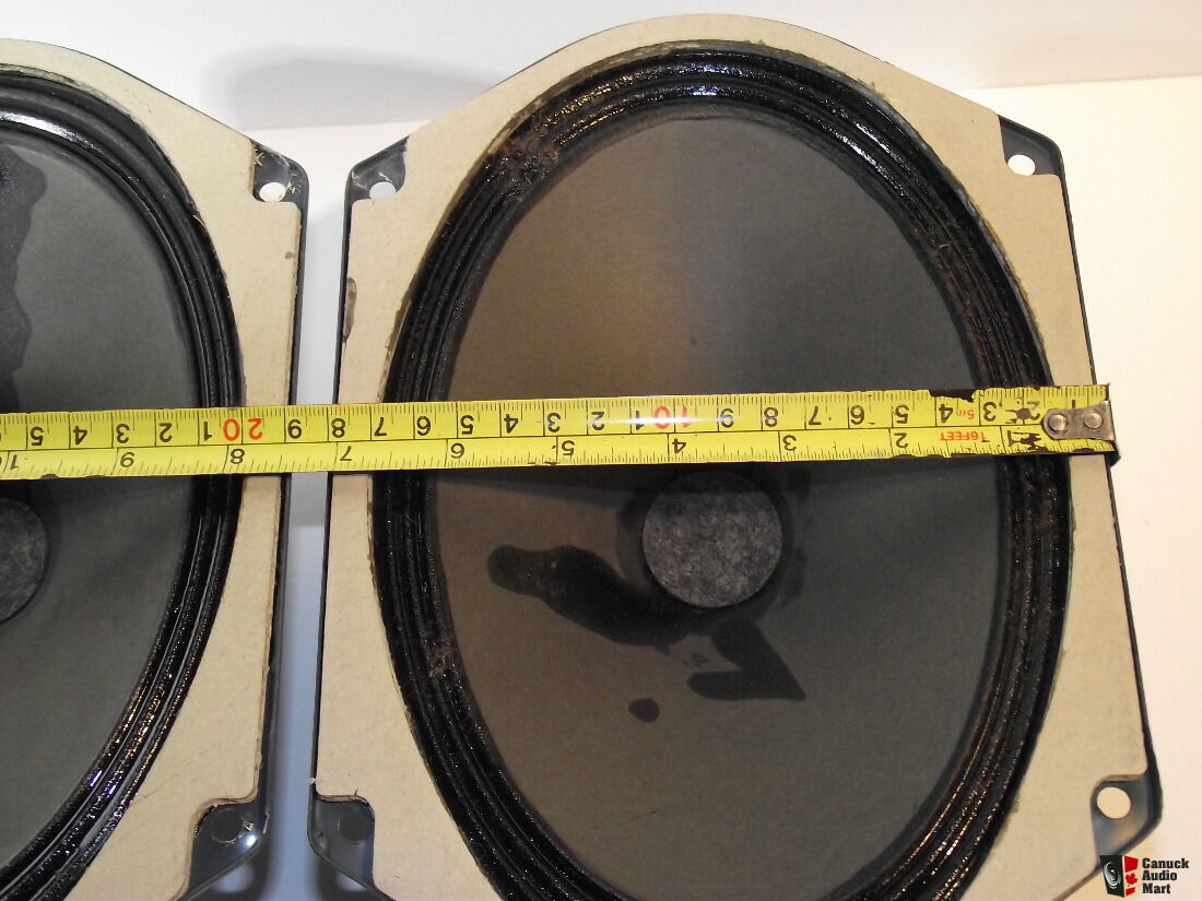 2 Full Range Speakers (PAIR) AlNiCo V *** 10 X 7 inch Made in Italy ...