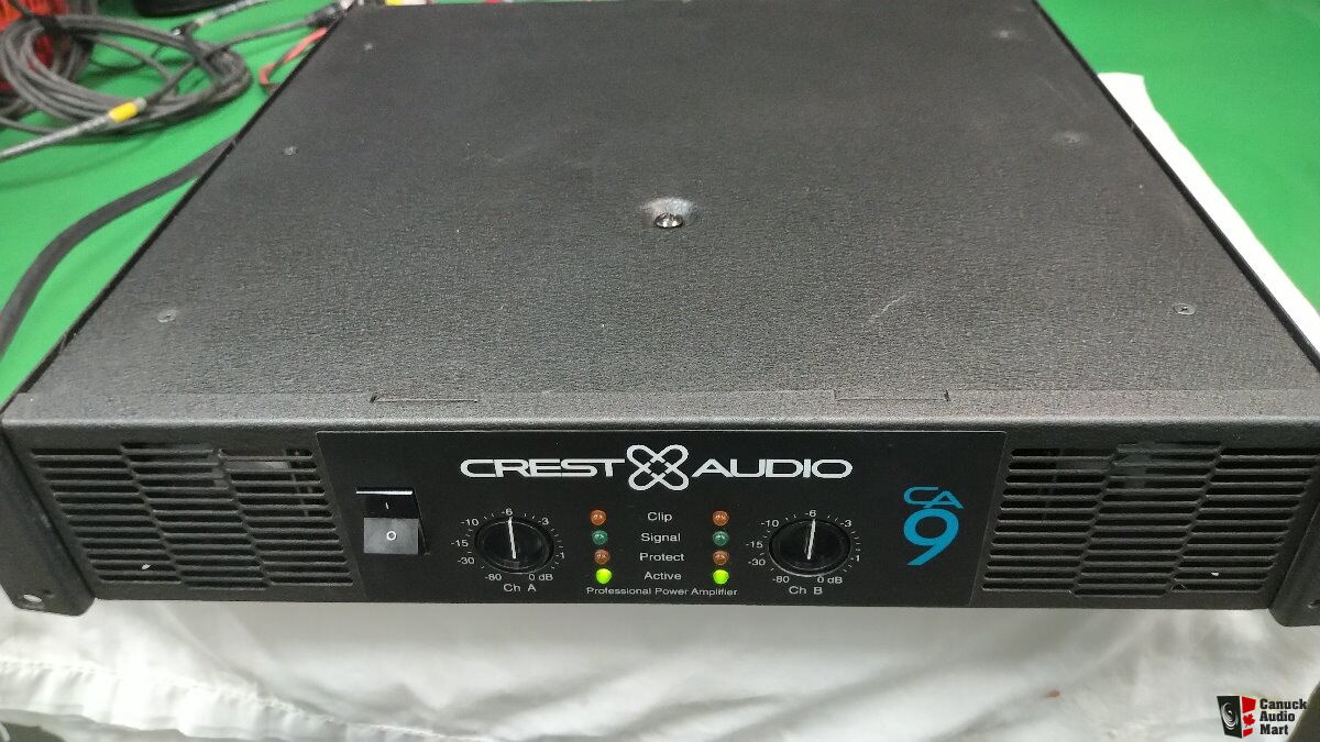 Crest Audio Professional Power Amplifier CA 9 Photo #2631799 - Canuck ...