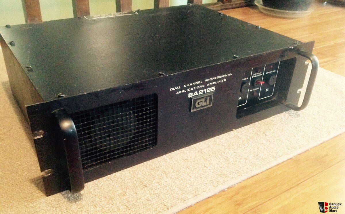 GLI International Power Amplifier SA-2125 (as is....please read) Photo ...
