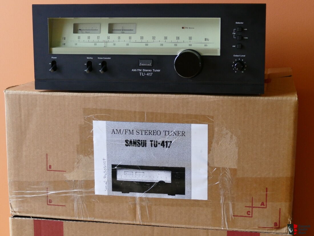 Sansui TUNER Tu-417, AM/FM Stereo Tuner (1978-1980), GOLDEN AGE OF ...