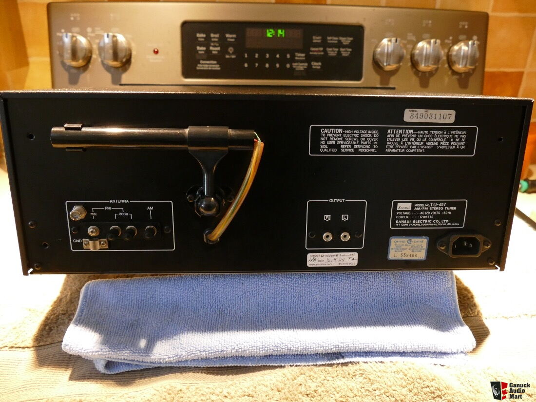 Sansui TUNER Tu-417, AM/FM Stereo Tuner (1978-1980), GOLDEN AGE OF ...