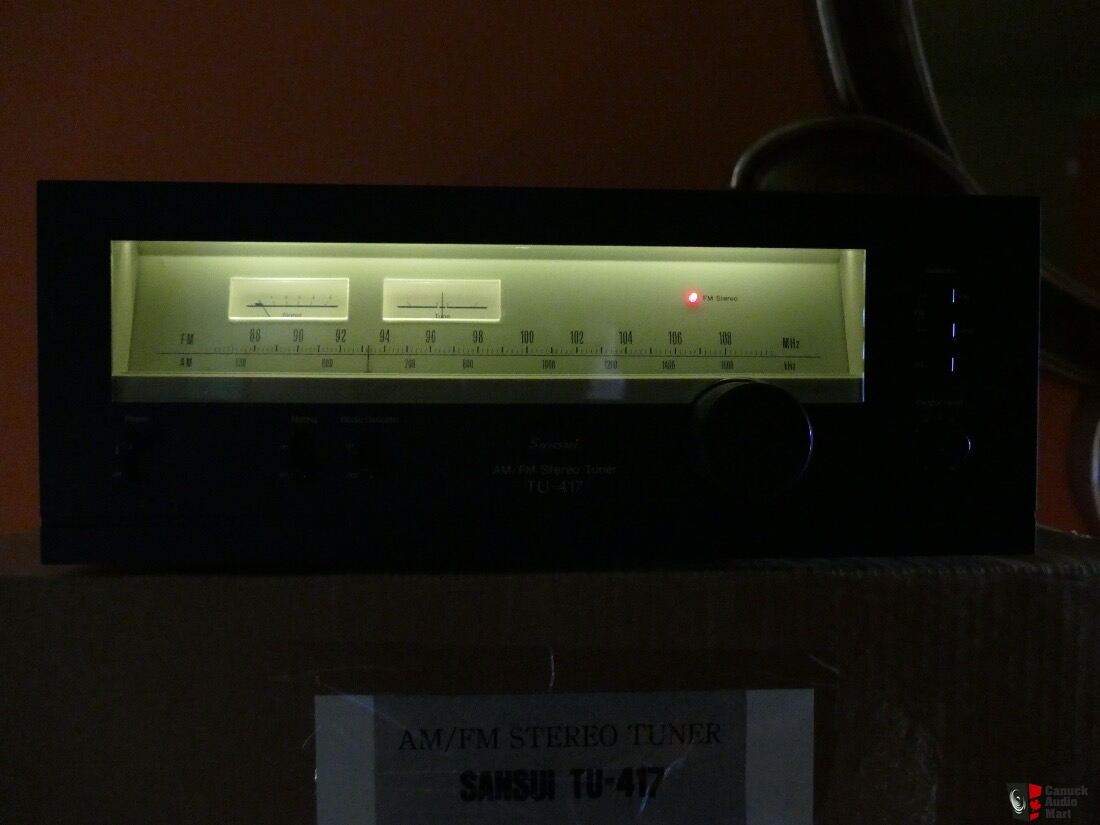 Sansui TUNER Tu-417, AM/FM Stereo Tuner (1978-1980), GOLDEN AGE OF ...
