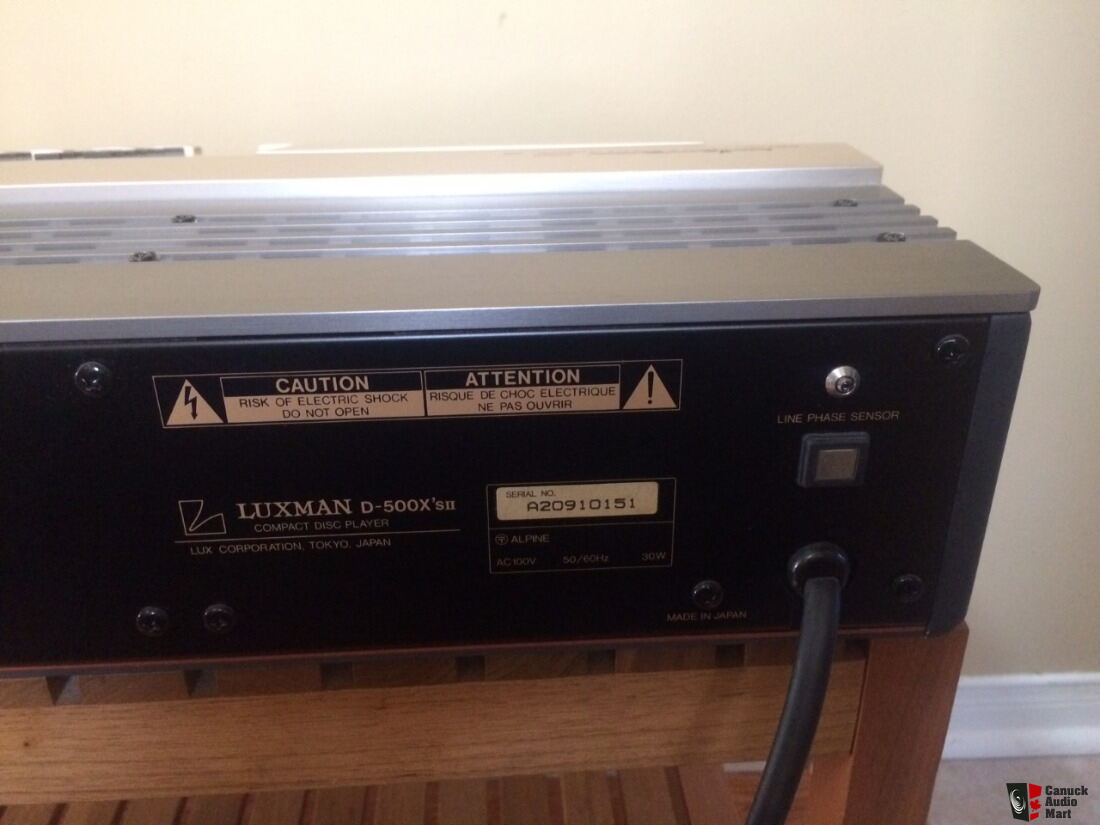 Luxman D-500X's II CD player, top model with TDA1541 Double Crown Photo ...