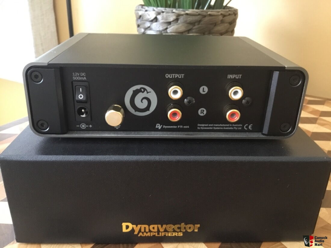 Dynavector PV75 MK4 phono preamplifier / as new Photo #2639669 - Canuck ...
