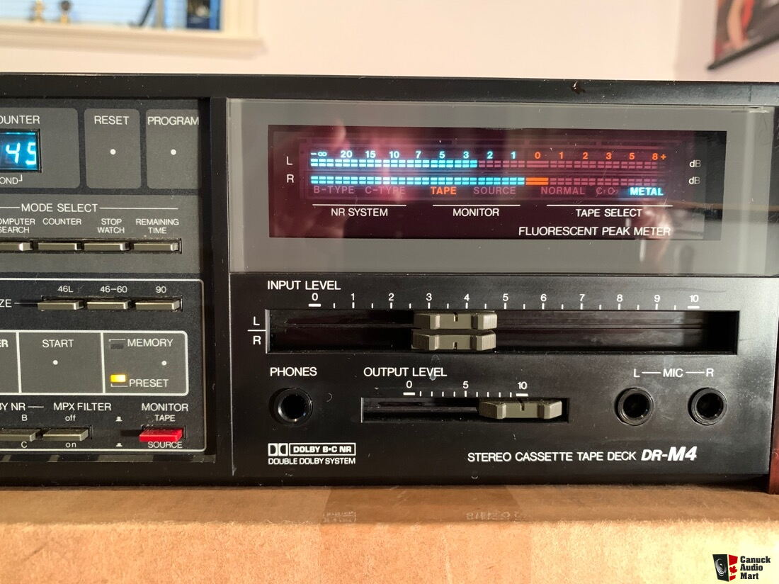 SALE PENDING! Flagship Denon DR-M4 Cassette Tape Deck - 3 Head / 3 ...