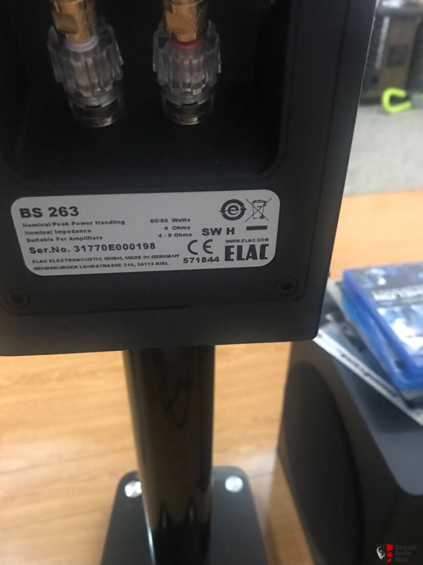 ELAC BS263 bookshelf sperker made in Genmany Photo #2657511 - Canuck ...