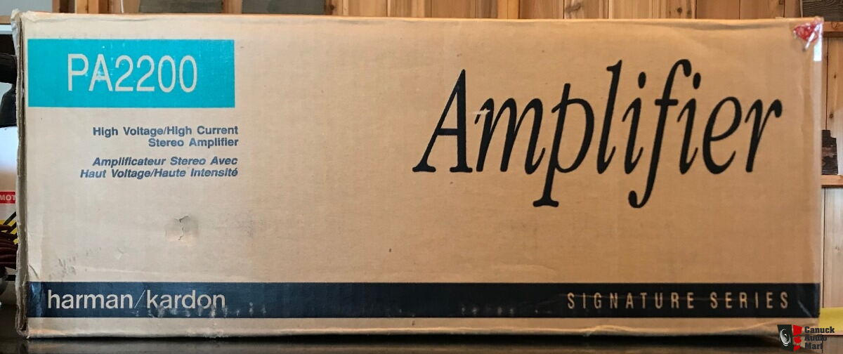 Harman Kardon Signature Series Preamp/Power amp combo Photo #2657557 ...