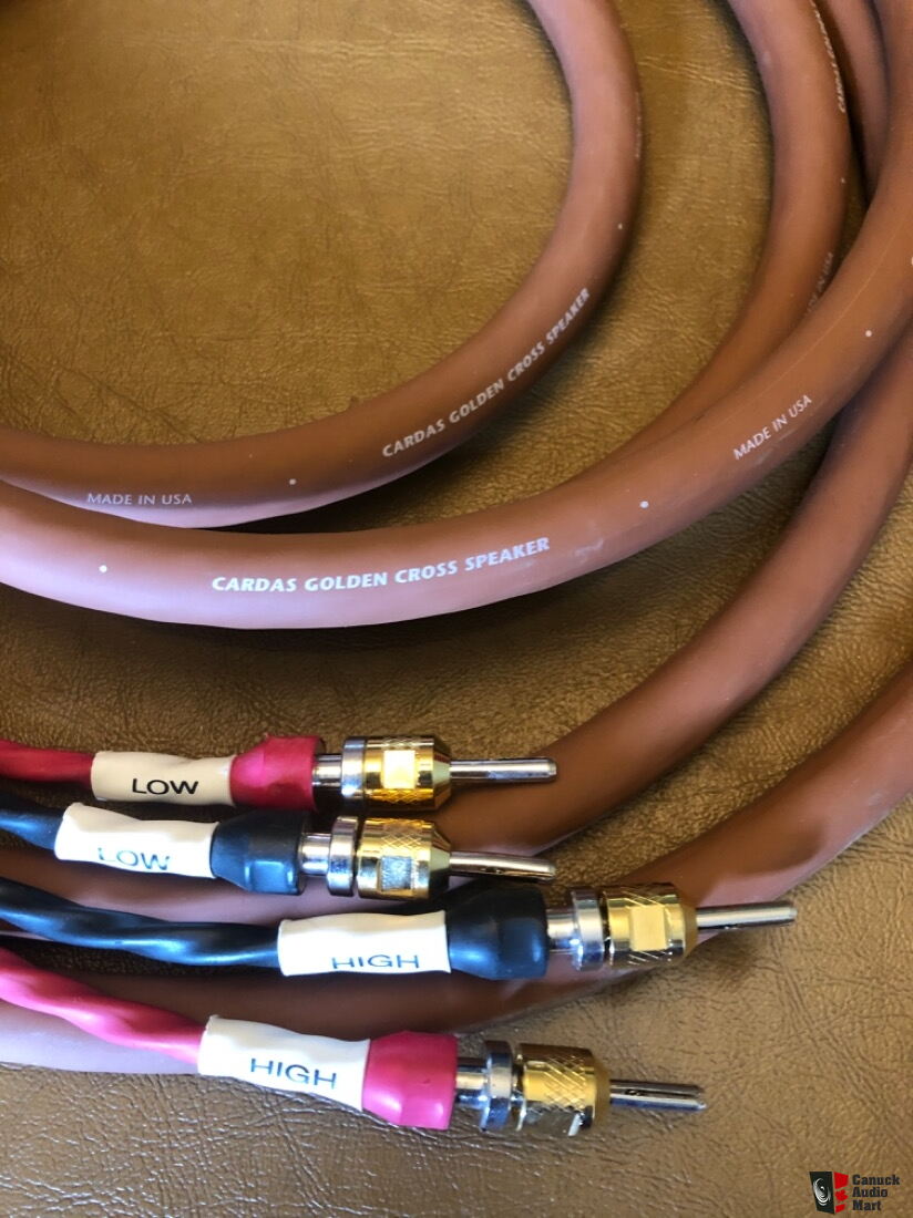Cardas Golden Cross Speaker Cable Biwired newer version Photo #2658879 ...