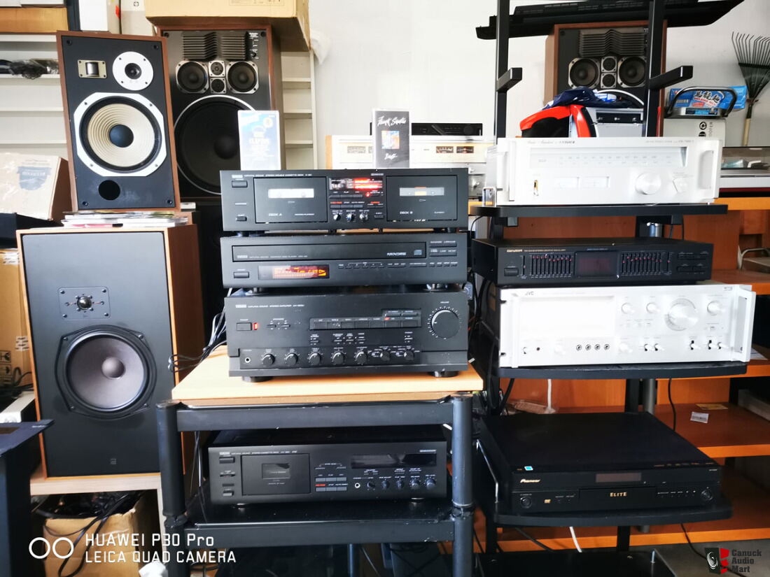 Yamaha AX-900U Integrated Amp, K-60 Cassette Deck,CDC-90 Changer, SOLD ...
