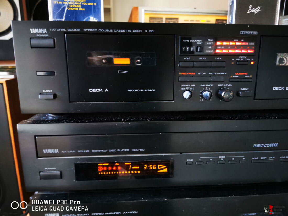 Yamaha AX-900U Integrated Amp, K-60 Cassette Deck,CDC-90 Changer, SOLD ...