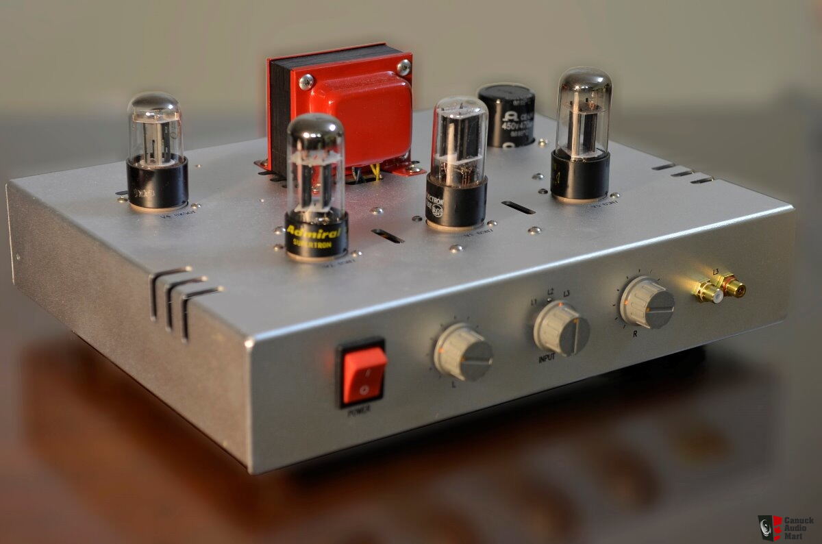 FLUXION BL-1A, 6SN7 tube preamplifier. Low output Z with very low ...