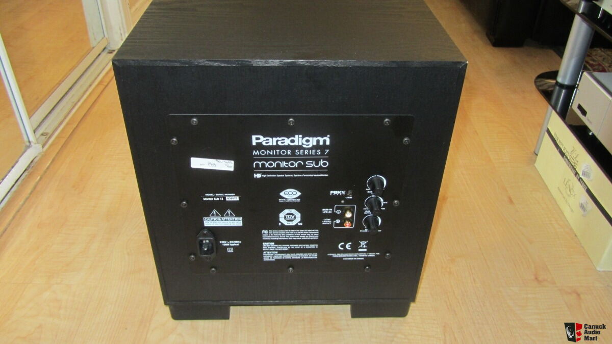 Paradigm Series 7, Monitor 12 subwoofer Photo #2660618 - UK Audio Mart
