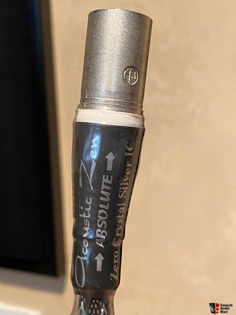 Acoustics Zen Absolute Zero Crystal Silver Interconnects XLR 1M Photo ...