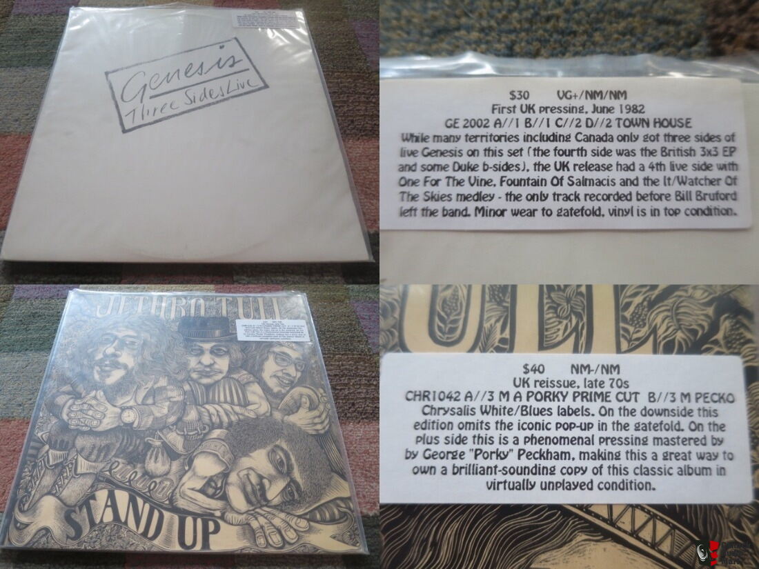 UK pressing LP sale: Fleetwood Mac, Free, Genesis, Tull, Zeppelin ...