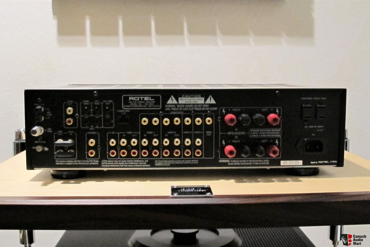 Rotel RX-1050 integrated amplifier with tuner - EXCELLENT !!! Photo ...